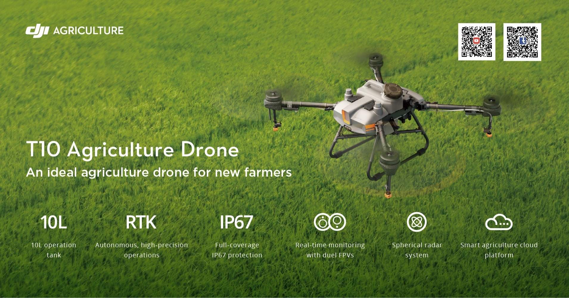 DJI AGRAS T10 - FamaDrone