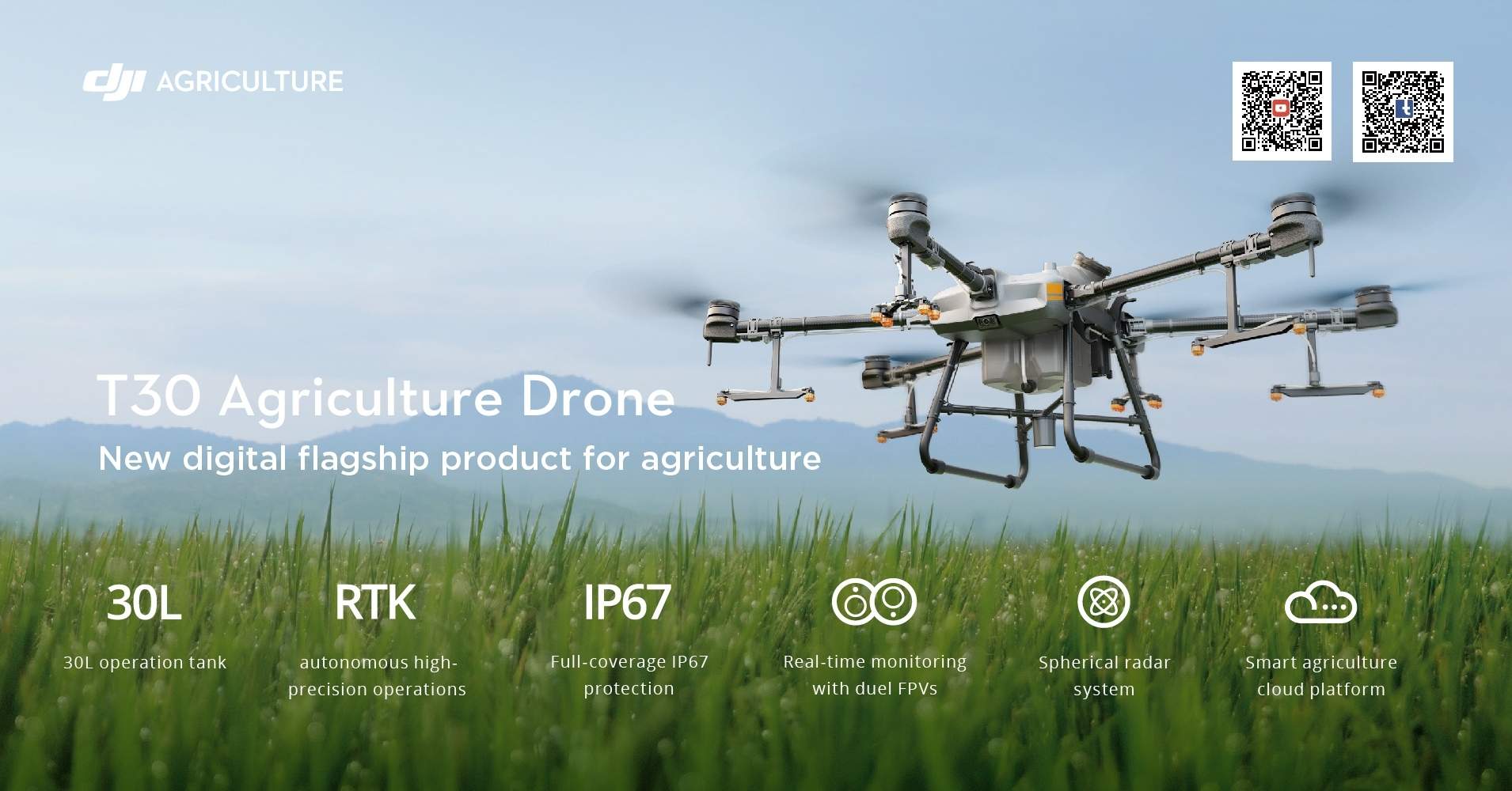 DJI AGRAS T30 - FamaDrone