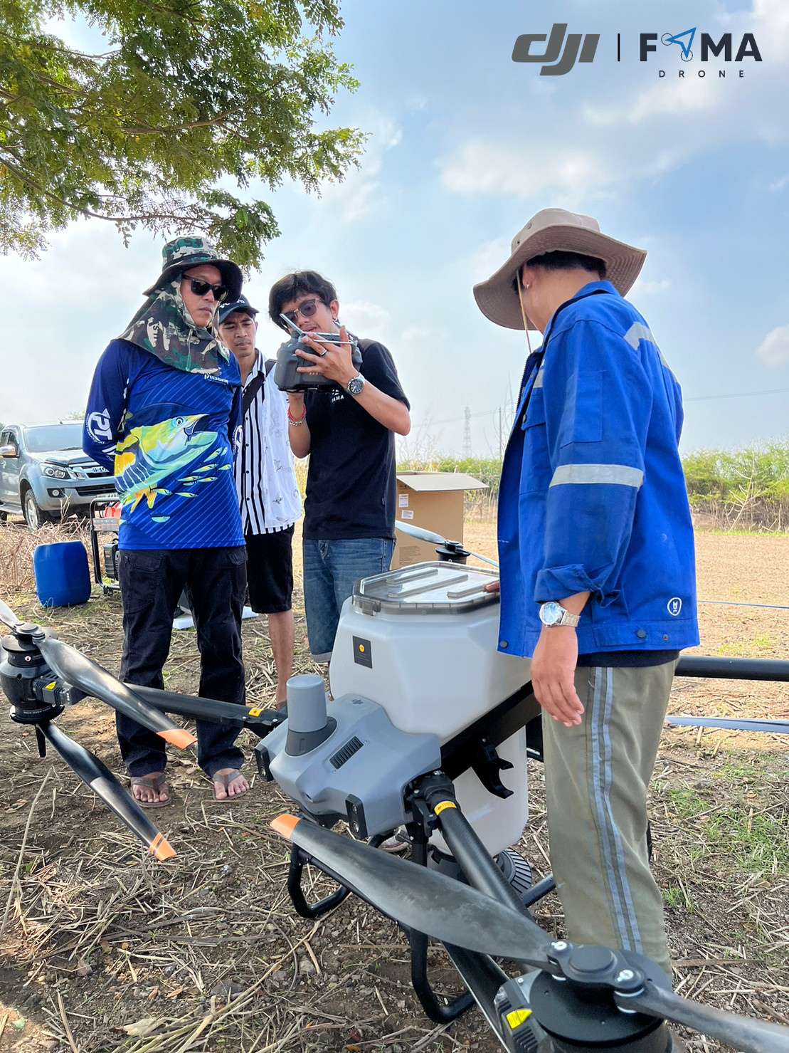โดรนเกษตร DJI AGRAS T40 ขนาด 40 ลิตร - FamaDrone ราคาพิเศษ*